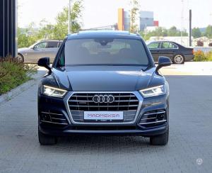 Grey Audi Q5 2017 in Vilnius, with an engine capacity of 2.00 L and mileage of 211 thousand km for 22350 €, photo 12 on AUTOMOTO.COM.LV