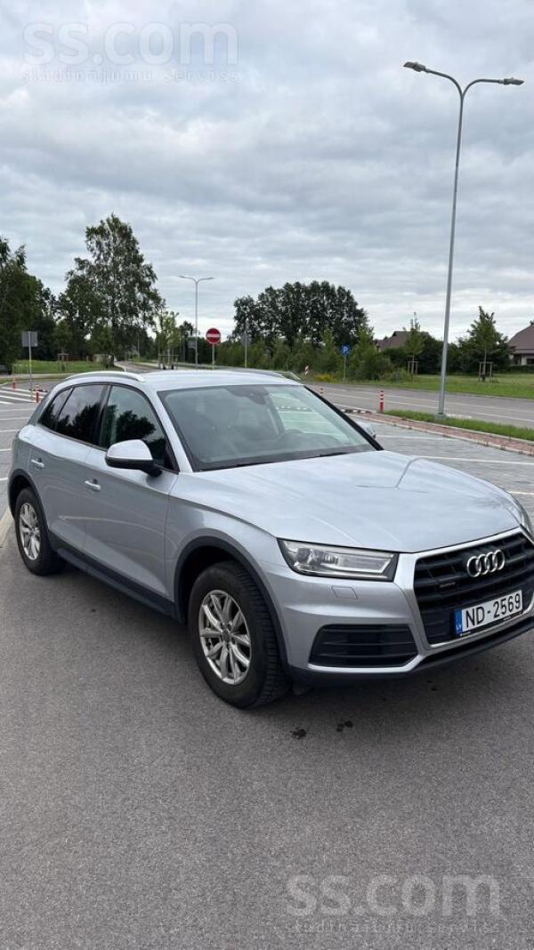 Pelēks Audi Q5 2017 Jelgava, ar dzinēja tilpumu 2.00 L un nobraukumu 109 tūkst. km par 20250 €, foto 3 vietnē AUTOMOTO.COM.LV