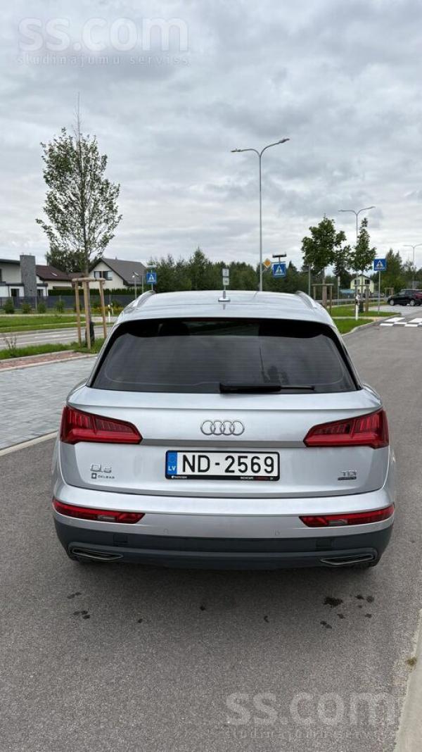 Pelēks Audi Q5 2017 Jelgava, ar dzinēja tilpumu 2.00 L un nobraukumu 109 tūkst. km par 20250 €, foto 4 vietnē AUTOMOTO.COM.LV