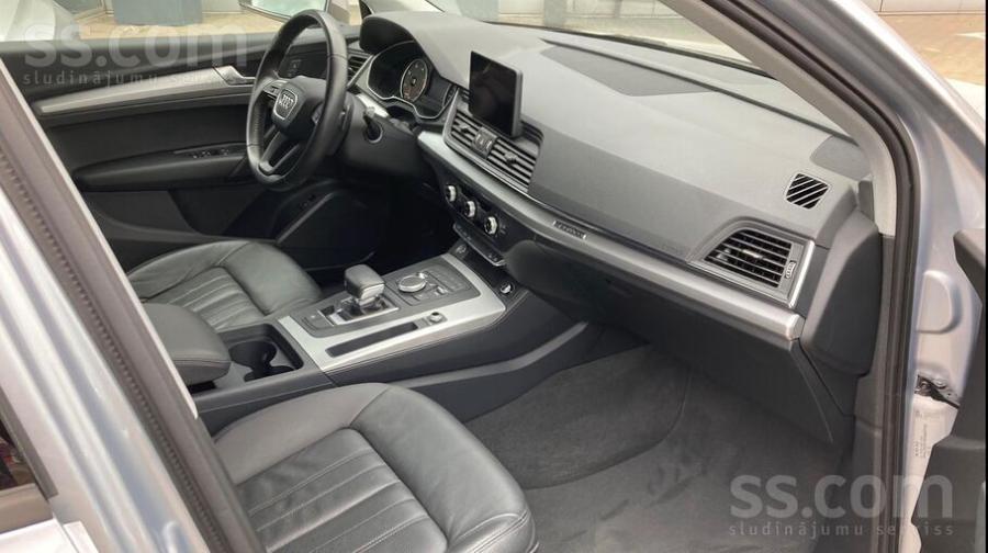Grey Audi Q5 2017 in Jelgava, with an engine capacity of 2.00 L and mileage of 109 thousand km for 20250 €, photo 6 on AUTOMOTO.COM.LV