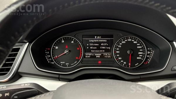 Pelēks Audi Q5 2017 Jelgava, ar dzinēja tilpumu 2.00 L un nobraukumu 109 tūkst. km par 20250 €, foto 8 vietnē AUTOMOTO.COM.LV