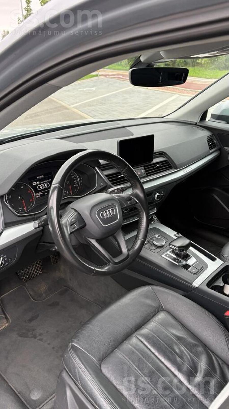 Grey Audi Q5 2017 in Jelgava, with an engine capacity of 2.00 L and mileage of 109 thousand km for 20250 €, photo 9 on AUTOMOTO.COM.LV