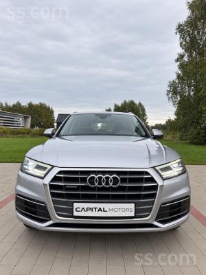 Pelēks Audi Q5 2017 Rīga, ar dzinēja tilpumu 2.00 L un nobraukumu 117 tūkst. km par 21090 €, foto 1 vietnē AUTOMOTO.COM.LV