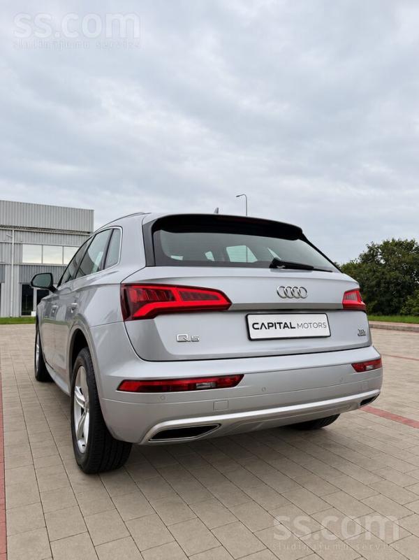 Pelēks Audi Q5 2017 Rīga, ar dzinēja tilpumu 2.00 L un nobraukumu 117 tūkst. km par 21090 €, foto 5 vietnē AUTOMOTO.COM.LV
