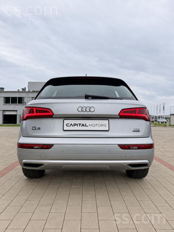 Pelēks Audi Q5 2017 Rīga, ar dzinēja tilpumu 2.00 L un nobraukumu 117 tūkst. km par 21090 €, foto 6 vietnē AUTOMOTO.COM.LV
