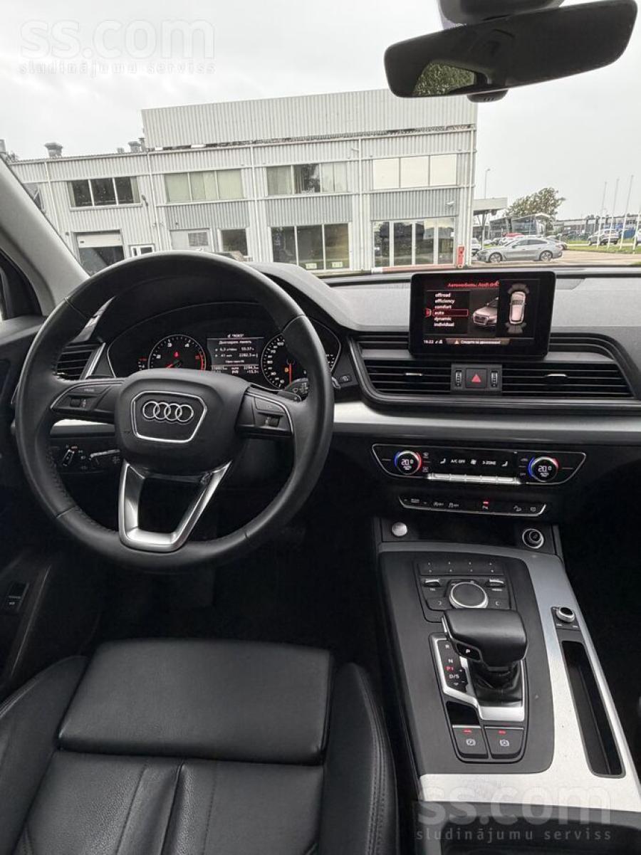 Pelēks Audi Q5 2017 Rīga, ar dzinēja tilpumu 2.00 L un nobraukumu 117 tūkst. km par 21090 €, foto 17 vietnē AUTOMOTO.COM.LV