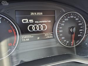 Grey Audi Q5 2017 in Vilnius, with an engine capacity of 2.00 L and mileage of 258 thousand km for 16900 €, photo 12 on AUTOMOTO.COM.LV