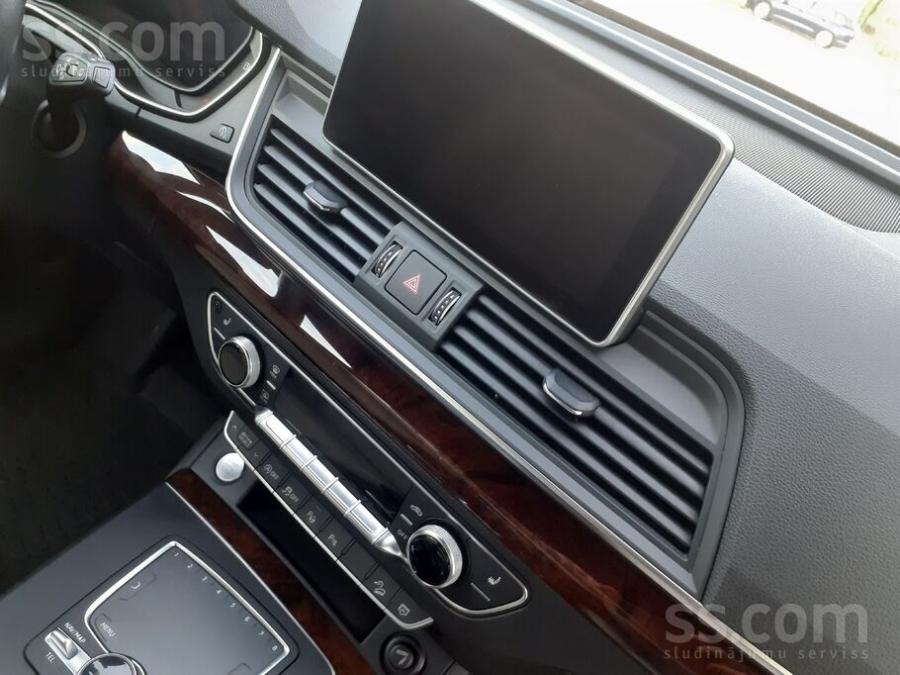 Pelēks Audi Q5 2017 Rīga, ar dzinēja tilpumu 2.00 L un nobraukumu 158 tūkst. km par 24500 €, foto 9 vietnē AUTOMOTO.COM.LV