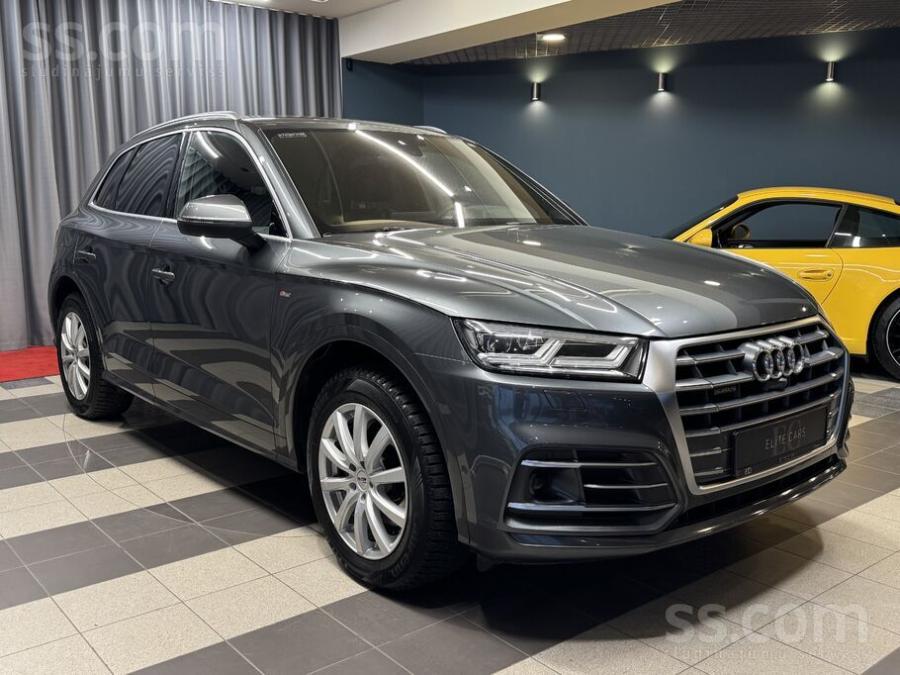 Grey Audi Q5 2018 in Riga, with an engine capacity of 2.00 L and mileage of 187 thousand km for 23990 €, photo 3 on AUTOMOTO.COM.LV