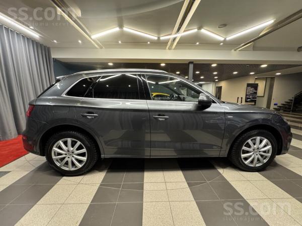 Pelēks Audi Q5 2018 Rīga, ar dzinēja tilpumu 2.00 L un nobraukumu 187 tūkst. km par 23990 €, foto 4 vietnē AUTOMOTO.COM.LV