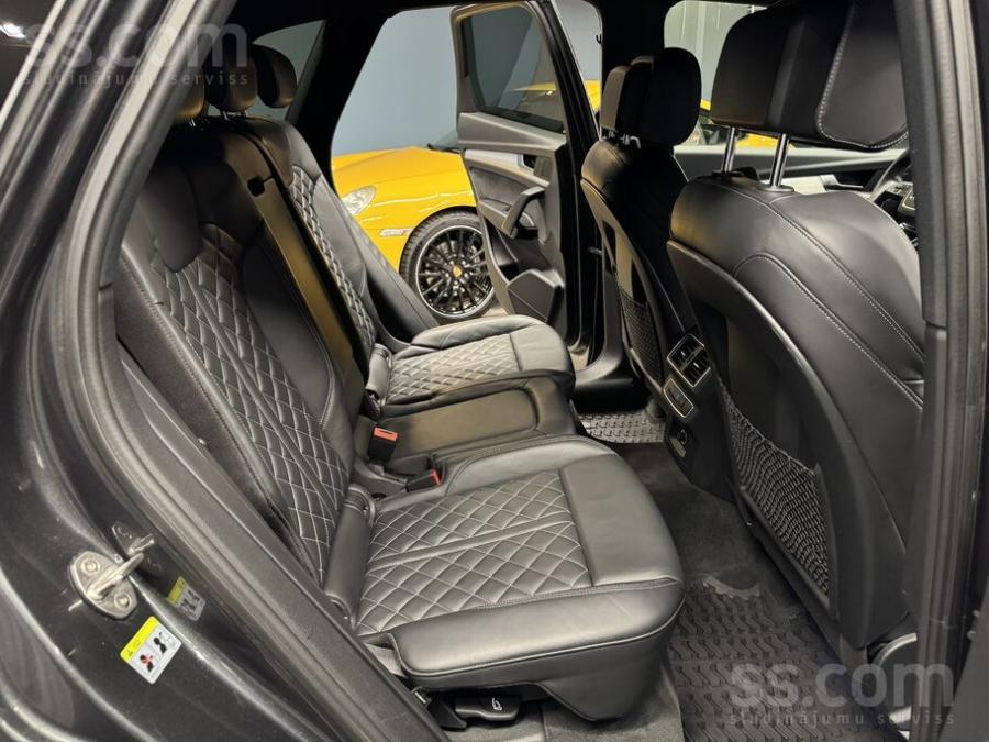 Grey Audi Q5 2018 in Riga, with an engine capacity of 2.00 L and mileage of 187 thousand km for 23990 €, photo 18 on AUTOMOTO.COM.LV