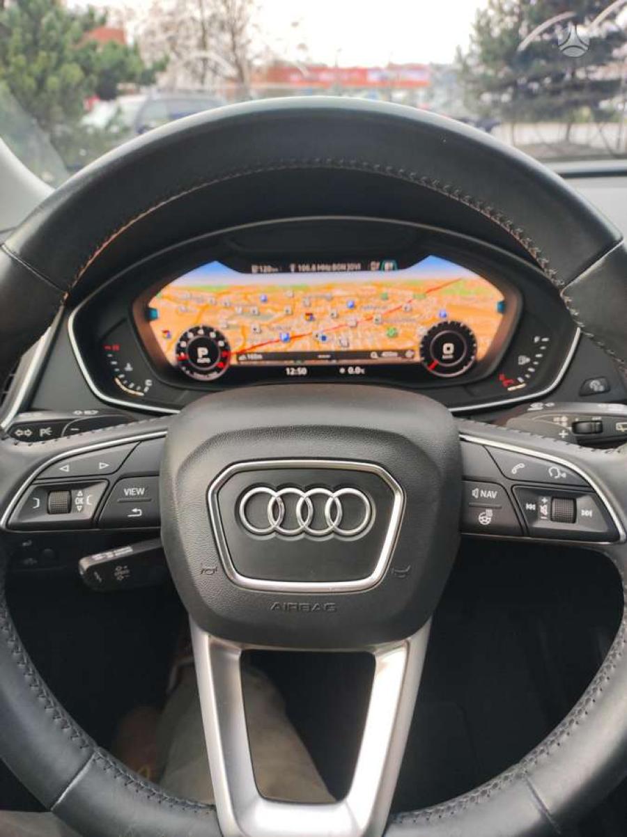 Grey Audi Q5 2018 in Vilnius, with an engine capacity of 1.98 L and mileage of 101 thousand km for 23200 €, photo 20 on AUTOMOTO.COM.LV