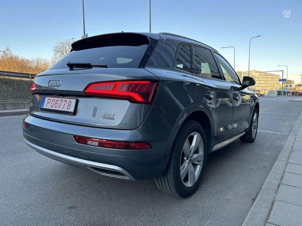 Grey Audi Q5 2018 in Vilnius, with an engine capacity of 1.98 L and mileage of 155 thousand km for 21500 €, photo 4 on AUTOMOTO.COM.LV
