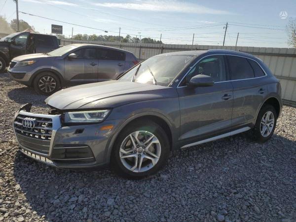 Grey Audi Q5 2018 in Klaipeda, with an engine capacity of 1.98 L and mileage of 60 thousand km for 8600 €, photo 1 on AUTOMOTO.COM.LV