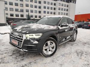 Pelēks Audi Q5 2018 Viļņa, ar dzinēja tilpumu 1.98 L un nobraukumu 101 tūkst. km par 24200 €, foto  vietnē AUTOMOTO.COM.LV