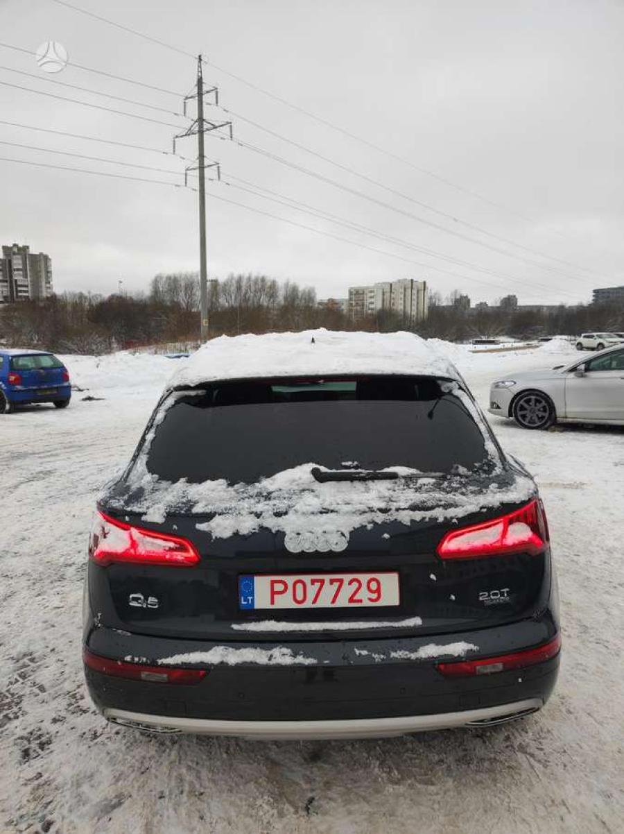 Pelēks Audi Q5 2018 Viļņa, ar dzinēja tilpumu 1.98 L un nobraukumu 101 tūkst. km par 24200 €, foto 6 vietnē AUTOMOTO.COM.LV