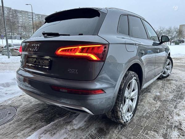Grey Audi Q5 2018 in Vilnius, with an engine capacity of 1.98 L and mileage of 154 thousand km for 21200 €, photo 5 on AUTOMOTO.COM.LV
