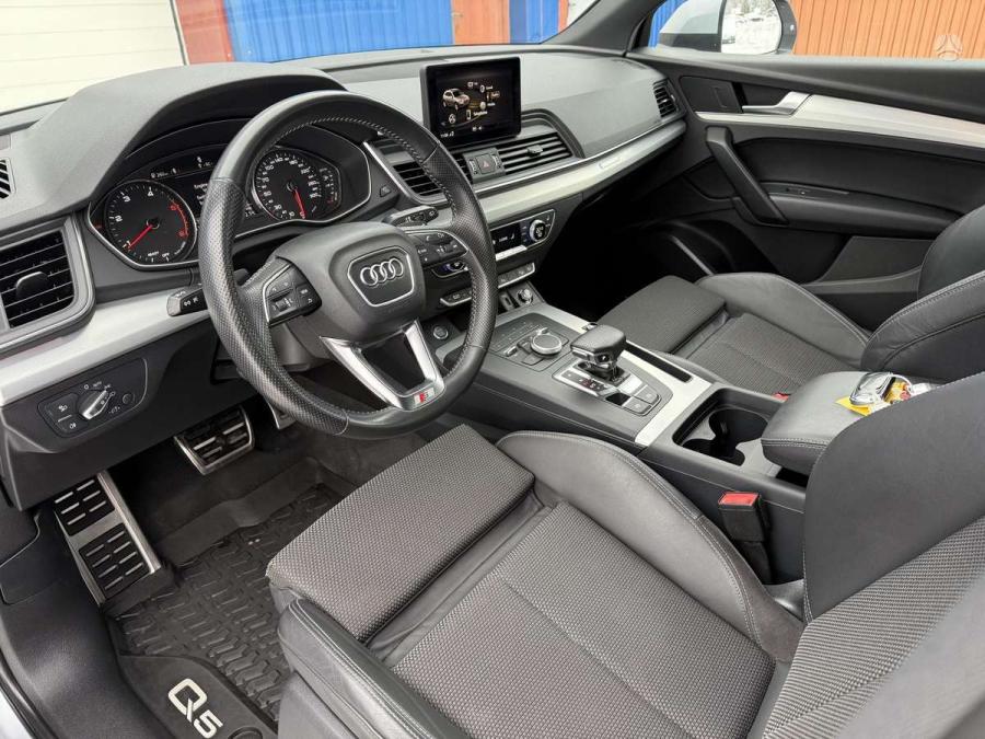 Pelēks Audi Q5 2018 Prienai, ar dzinēja tilpumu 2.00 L un nobraukumu 179 tūkst. km par 21250 €, foto 14 vietnē AUTOMOTO.COM.LV