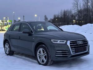 Grey Audi Q5 2018 in Utena, with an engine capacity of 1.97 L and mileage of 146 thousand km for 24700 €, photo  on AUTOMOTO.COM.LV