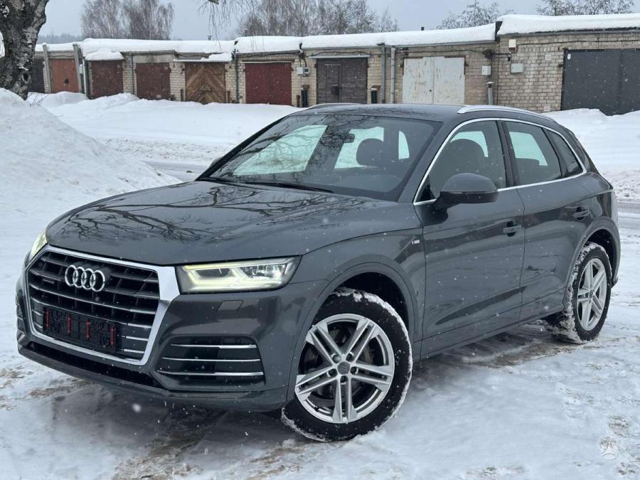 Pelēks Audi Q5 2018 Utena, ar dzinēja tilpumu 1.97 L un nobraukumu 146 tūkst. km par 24600 €, foto 1 vietnē AUTOMOTO.COM.LV