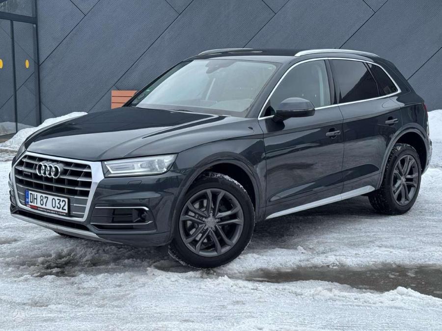 Grey Audi Q5 2018 in Jonava, with an engine capacity of 2.00 L and mileage of 204 thousand km for 20999 €, photo 3 on AUTOMOTO.COM.LV