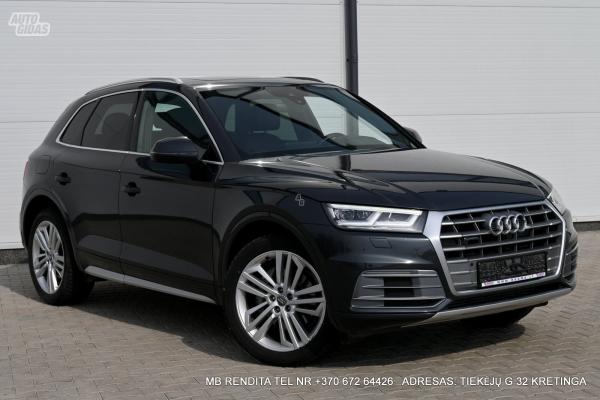 Grey Audi Q5 2018 in Kretinga, with an engine capacity of 2.00 L and mileage of 95 thousand km for 20999 €, photo 1 on AUTOMOTO.COM.LV