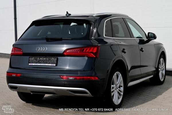 Grey Audi Q5 2018 in Kretinga, with an engine capacity of 2.00 L and mileage of 95 thousand km for 20999 €, photo 7 on AUTOMOTO.COM.LV