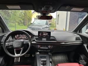 Grey Audi Q5 2018 in Vilnius, with an engine capacity of 3.00 L and mileage of 186 thousand km for 23500 €, photo 10 on AUTOMOTO.COM.LV