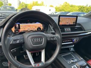 Grey Audi Q5 2018 in Vilnius, with an engine capacity of 3.00 L and mileage of 186 thousand km for 23500 €, photo 15 on AUTOMOTO.COM.LV