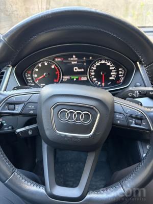 Grey Audi Q5 2018 in Riga, with an engine capacity of 2.00 L and mileage of 96 thousand km for 24000 €, photo 7 on AUTOMOTO.COM.LV