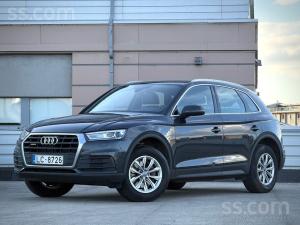 Grey Audi Q5 2018 in Riga, with an engine capacity of 2.00 L and mileage of 96 thousand km for 19500 €, photo 4 on AUTOMOTO.COM.LV