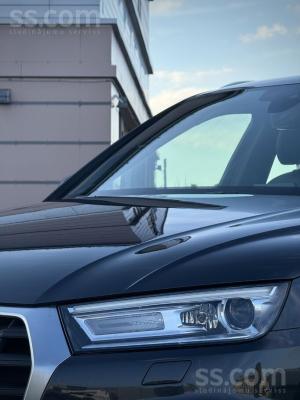 Grey Audi Q5 2018 in Riga, with an engine capacity of 2.00 L and mileage of 96 thousand km for 19500 €, photo 10 on AUTOMOTO.COM.LV