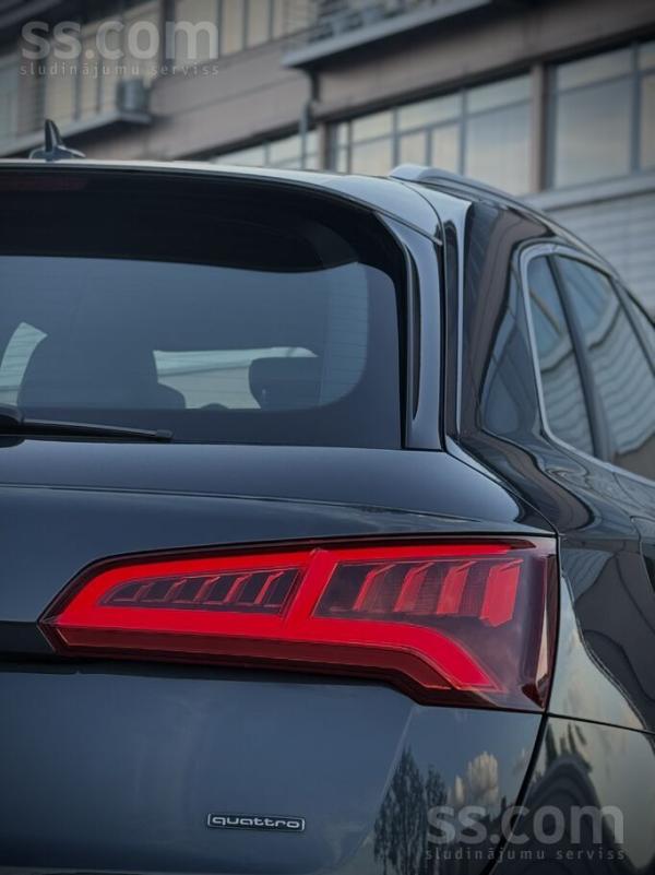 Grey Audi Q5 2018 in Riga, with an engine capacity of 2.00 L and mileage of 96 thousand km for 19500 €, photo 10 on AUTOMOTO.COM.LV