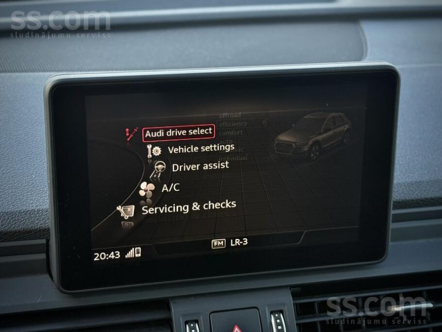 Grey Audi Q5 2018 in Riga, with an engine capacity of 2.00 L and mileage of 96 thousand km for 19500 €, photo 29 on AUTOMOTO.COM.LV