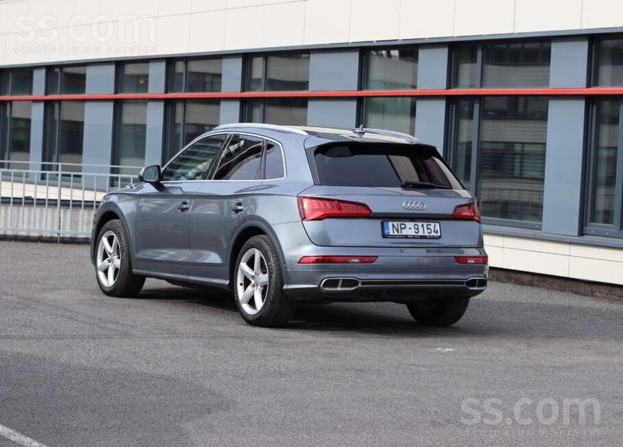 Pelēks Audi Q5 2018 Rīga, ar dzinēja tilpumu 3.00 L un nobraukumu 203 tūkst. km par 24470 €, foto 5 vietnē AUTOMOTO.COM.LV