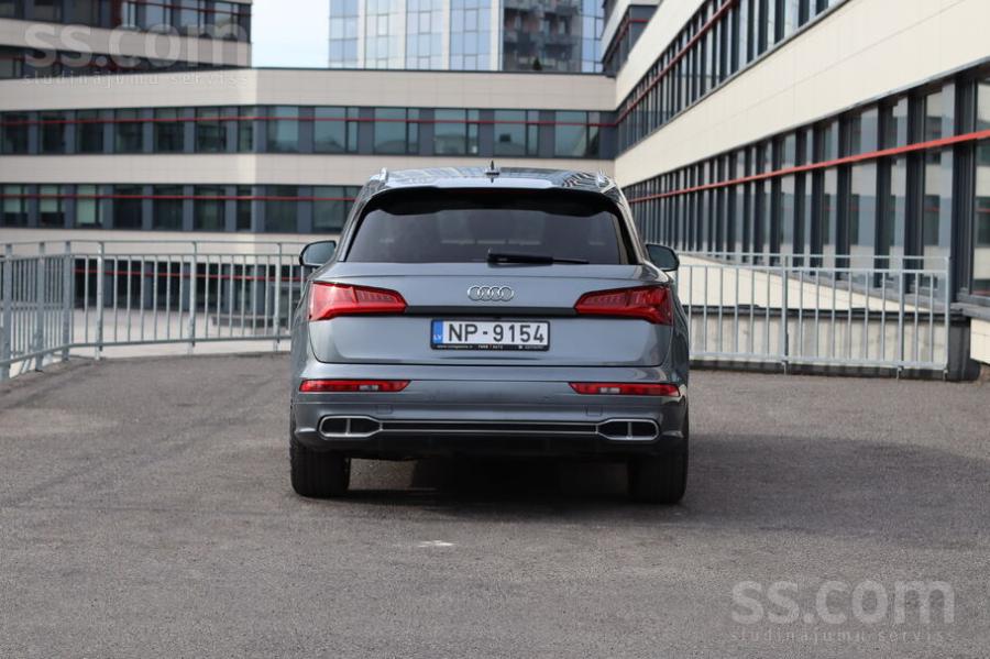 Pelēks Audi Q5 2018 Rīga, ar dzinēja tilpumu 3.00 L un nobraukumu 203 tūkst. km par 24470 €, foto 6 vietnē AUTOMOTO.COM.LV