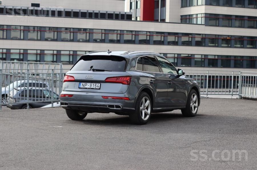 Pelēks Audi Q5 2018 Rīga, ar dzinēja tilpumu 3.00 L un nobraukumu 203 tūkst. km par 24470 €, foto 7 vietnē AUTOMOTO.COM.LV
