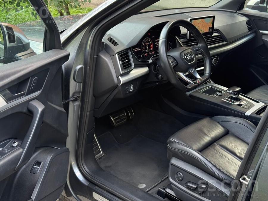 Pelēks Audi Q5 2018 Rīga, ar dzinēja tilpumu 3.00 L un nobraukumu 203 tūkst. km par 24470 €, foto 8 vietnē AUTOMOTO.COM.LV