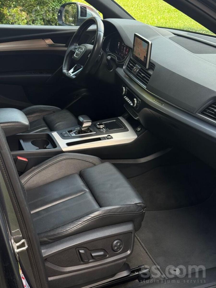 Pelēks Audi Q5 2018 Rīga, ar dzinēja tilpumu 3.00 L un nobraukumu 203 tūkst. km par 24470 €, foto 9 vietnē AUTOMOTO.COM.LV