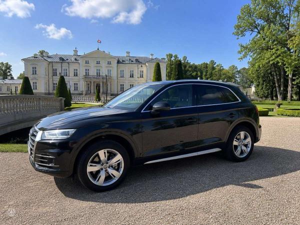 Pelēks Audi Q5 2018 Viļņa, ar dzinēja tilpumu 1.98 L un nobraukumu 270 tūkst. km par 16650 €, foto 3 vietnē AUTOMOTO.COM.LV