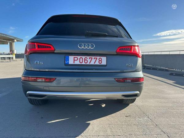 Grey Audi Q5 2018 in Vilnius, with an engine capacity of 1.98 L and mileage of 155 thousand km for 19990 €, photo 7 on AUTOMOTO.COM.LV