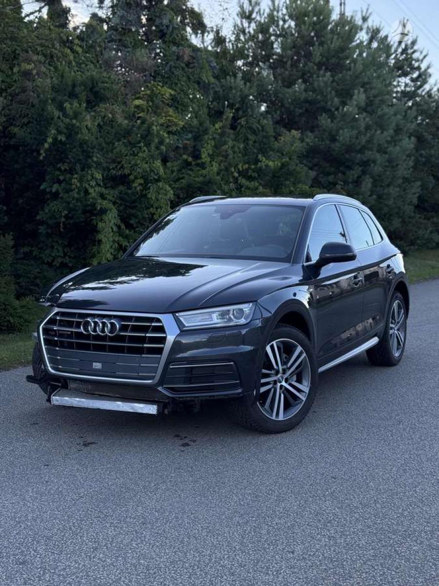 Pelēks Audi Q5 2018 Šalčininkai, ar dzinēja tilpumu 2.00 L un nobraukumu 188 tūkst. km par 12950 €, foto 1 vietnē AUTOMOTO.COM.LV