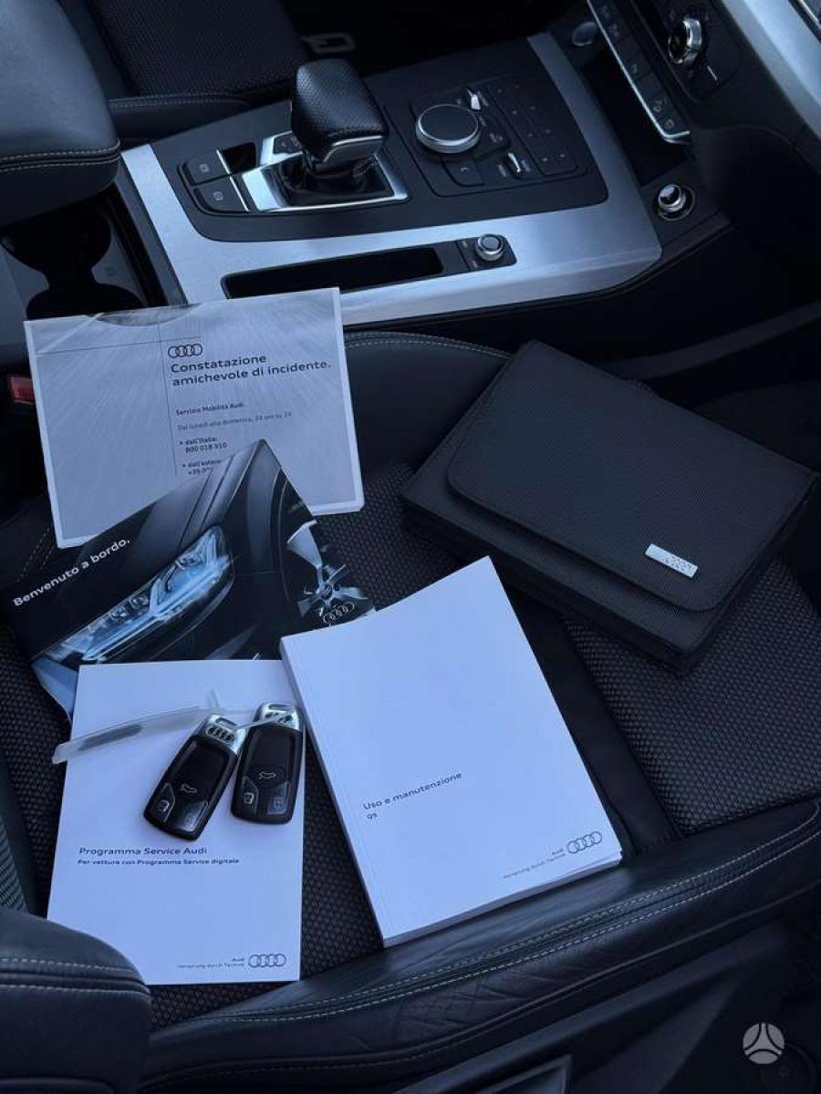 Pelēks Audi Q5 2018 Šalčininkai, ar dzinēja tilpumu 2.00 L un nobraukumu 188 tūkst. km par 12950 €, foto 42 vietnē AUTOMOTO.COM.LV