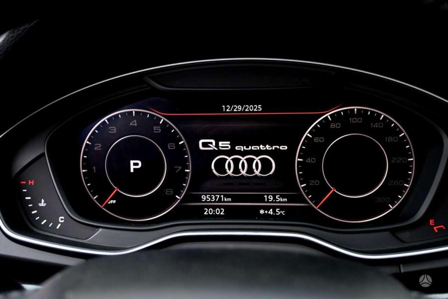 Grey Audi Q5 2018 in Kretinga, with an engine capacity of 1.98 L and mileage of 97 thousand km for 21999 €, photo 40 on AUTOMOTO.COM.LV