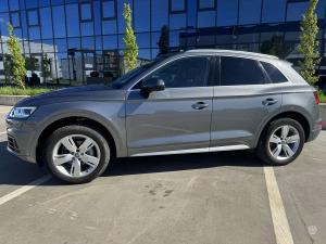 Grey Audi Q5 2018 in Panevezys, with an engine capacity of 1.98 L and mileage of 94 thousand km for 19900 €, photo 5 on AUTOMOTO.COM.LV