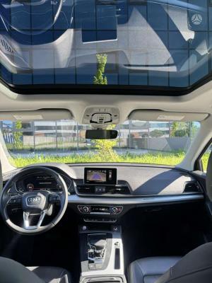 Grey Audi Q5 2018 in Panevezys, with an engine capacity of 1.98 L and mileage of 94 thousand km for 19900 €, photo 10 on AUTOMOTO.COM.LV