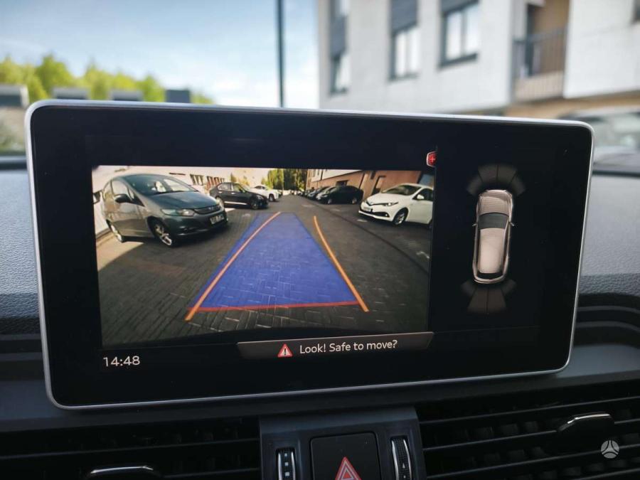 Grey Audi Q5 2018 in Vilnius, with an engine capacity of 1.98 L and mileage of 101 thousand km for 20700 €, photo 19 on AUTOMOTO.COM.LV
