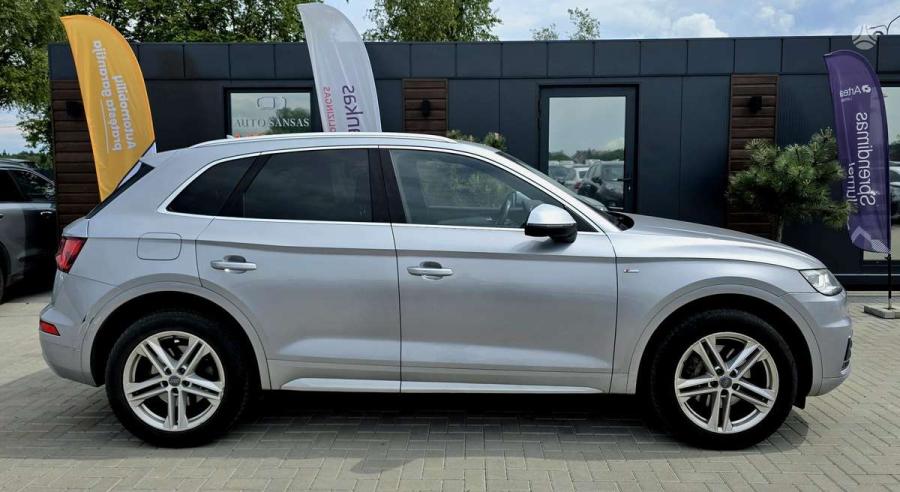 Grey Audi Q5 2018 in Taurage, with an engine capacity of 2.00 L and mileage of 392 thousand km for 14900 €, photo 7 on AUTOMOTO.COM.LV