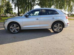 Grey Audi Q5 2018 in Kaunas, with an engine capacity of 1.98 L and mileage of 134 thousand km for 20800 €, photo 4 on AUTOMOTO.COM.LV