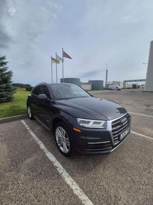 Grey Audi Q5 2018 in Alytus, with an engine capacity of 1.98 L and mileage of 162 thousand km for 21900 €, photo 7 on AUTOMOTO.COM.LV